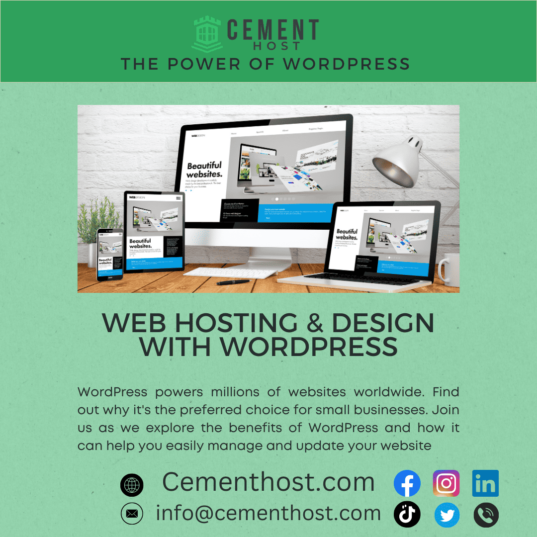 The Power of WordPress: Unlocking Possibilities - Cement Host - Reliable and Affordable Web ...